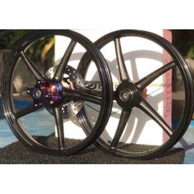 ENKEI SP522 sport rims HUB CUSTOM PNP Y15 Y125Z NEW DESIGN TITANIUM ...