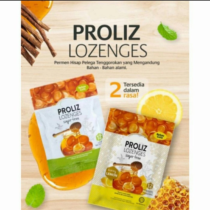 Proliz Lozenges Suction Candy Throat Candy hdi Honey Lemon | Shopee ...