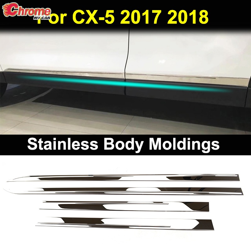 For Mazda CX-5 CX5 KF 2017 2018 2019 2020 2021 Chrome Door Side Body ...