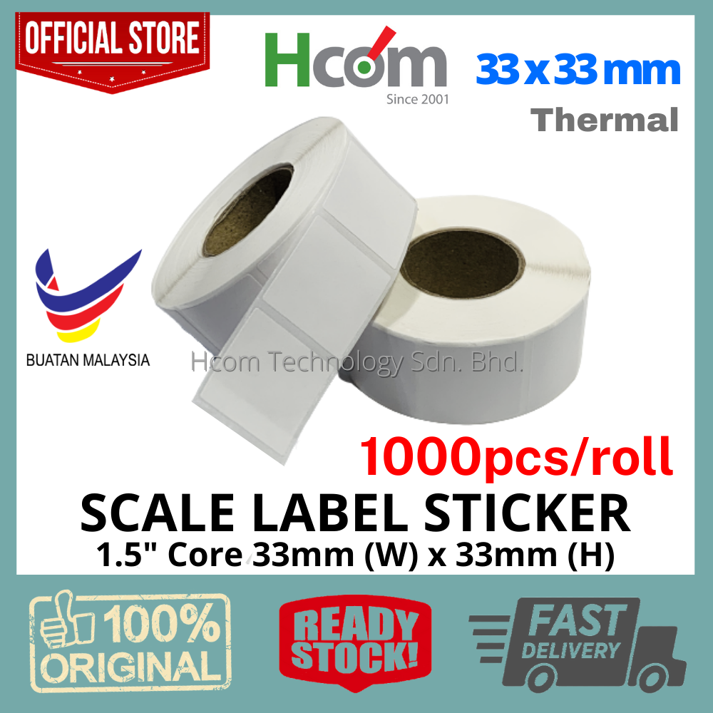 Barcode Label Product Price Weighing Scale Sticker Blank (Thermal ...