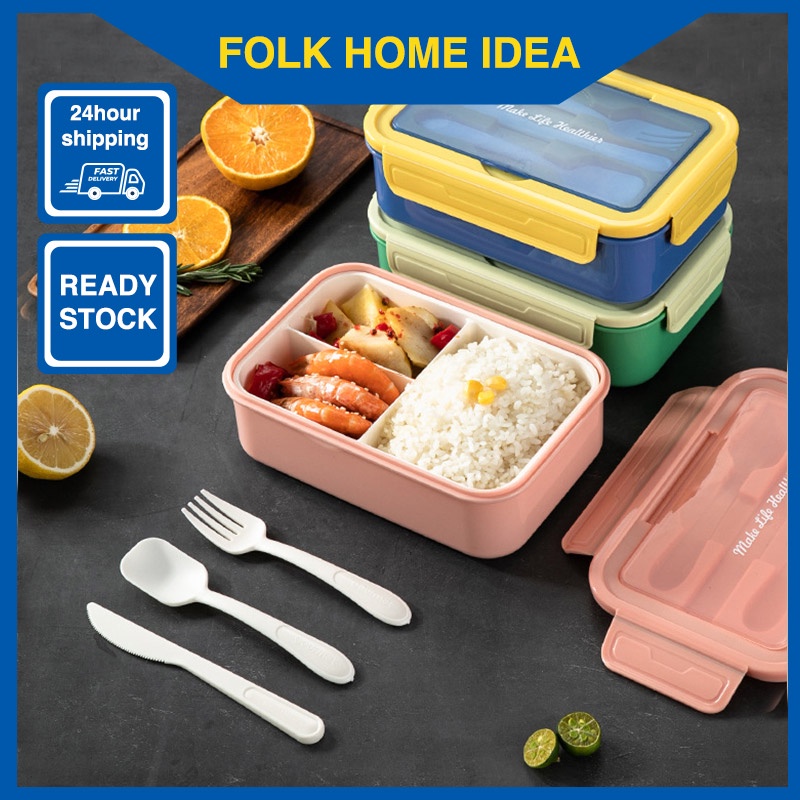 Portable Friendly Lunch Box Microwave Safe Food Storage Container with ...