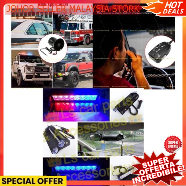 buzzer 6 Tone sound doki toki mic talking ambulance fireman speaker ...