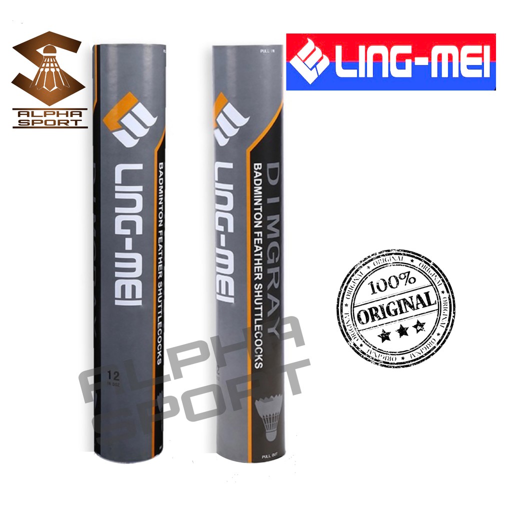 Ling Mei Shuttlecock Dimgray (100% Original) | Shopee Malaysia
