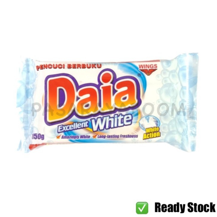 DAIA Sabun Buku Pencuci -White Action (3"s) | Shopee Malaysia