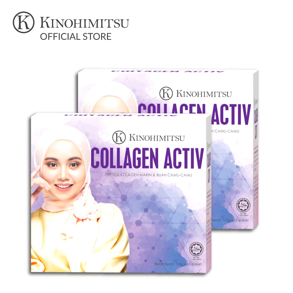 Kinohimitsu Collagen Activ (15's x 2 Kotak) | Shopee Malaysia