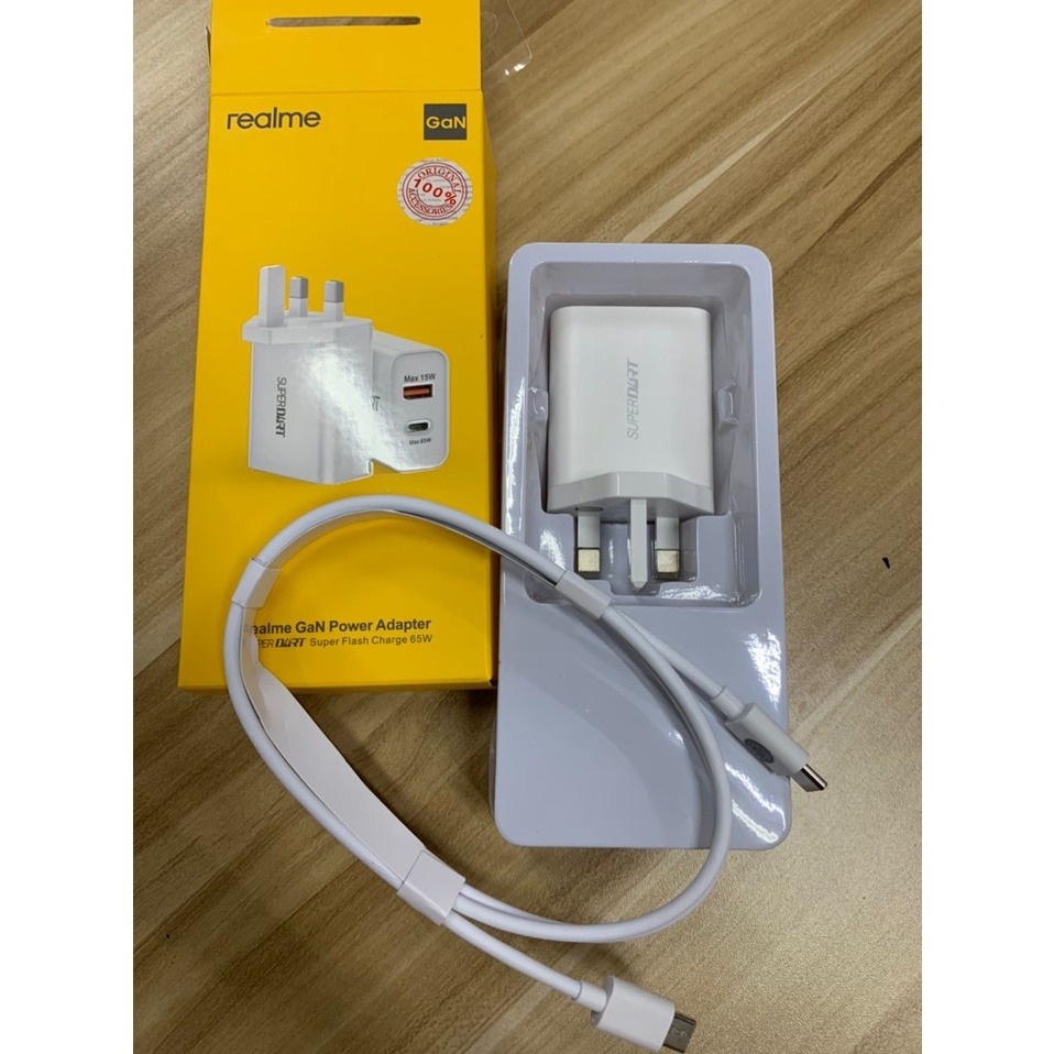REALME / OPPO SUPER DART 65W GaN Power With Type-C To USB / Type C ...