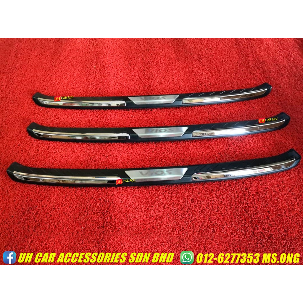 Toyota Vios 2019-2021 Rear Bumper Guard Protector Pad [READY STOCK ...