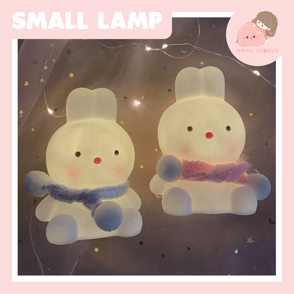 MOMO SHOUJO INS STYLE CUTE RABBIT TABLE MINI LAMP | Shopee Malaysia