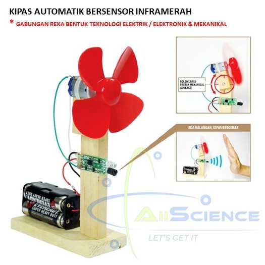 Kipas Automatik Bersensor Inframerah RBT T3 | Shopee Malaysia