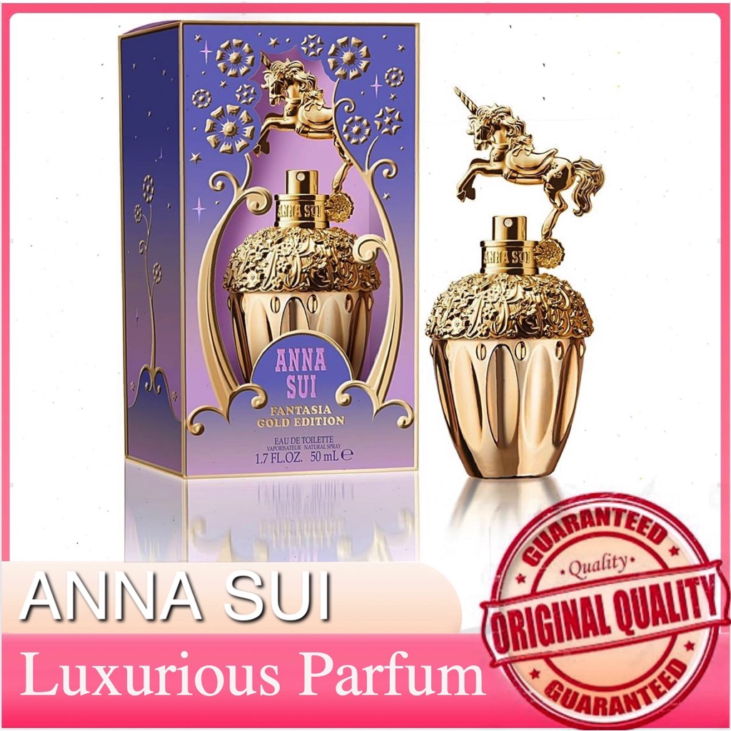 ORIGINAL Anna Sui Fantasia Gold Edition EDT 50ML Perfume - 100% Authentic | Shopee Malaysia