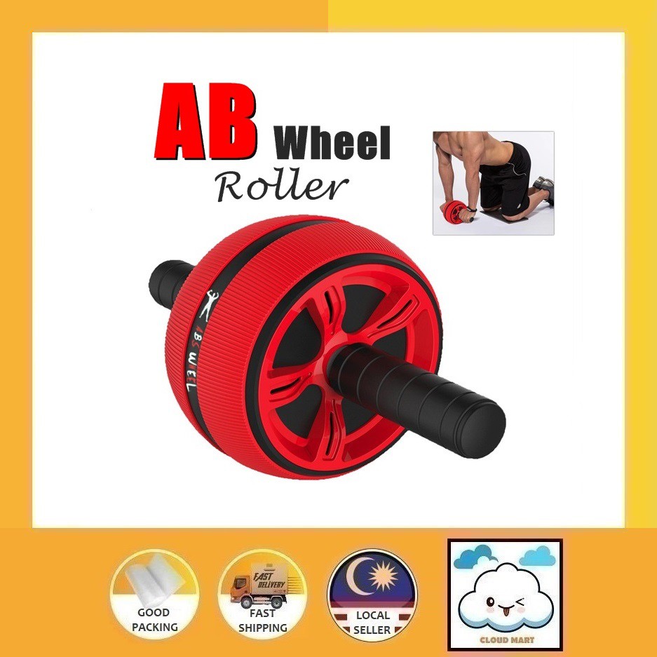 🎁FREE GIFT🎁 Super Large Silent Abdominal Roller AB Wheel Exercise ...