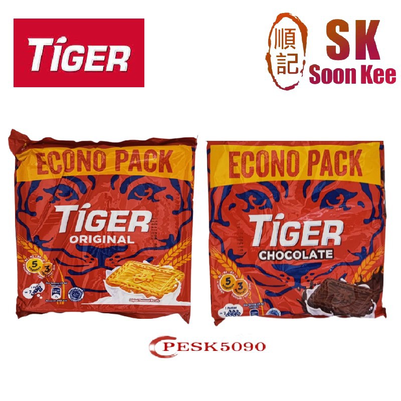 Tiger Biskut Econo Pack 403.2g (Original/Chocolate) | Shopee Malaysia