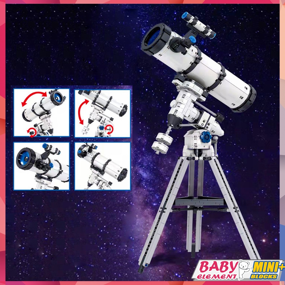 Creative Astronomical Telescope Building Blocks Explore Space Aerospace ...