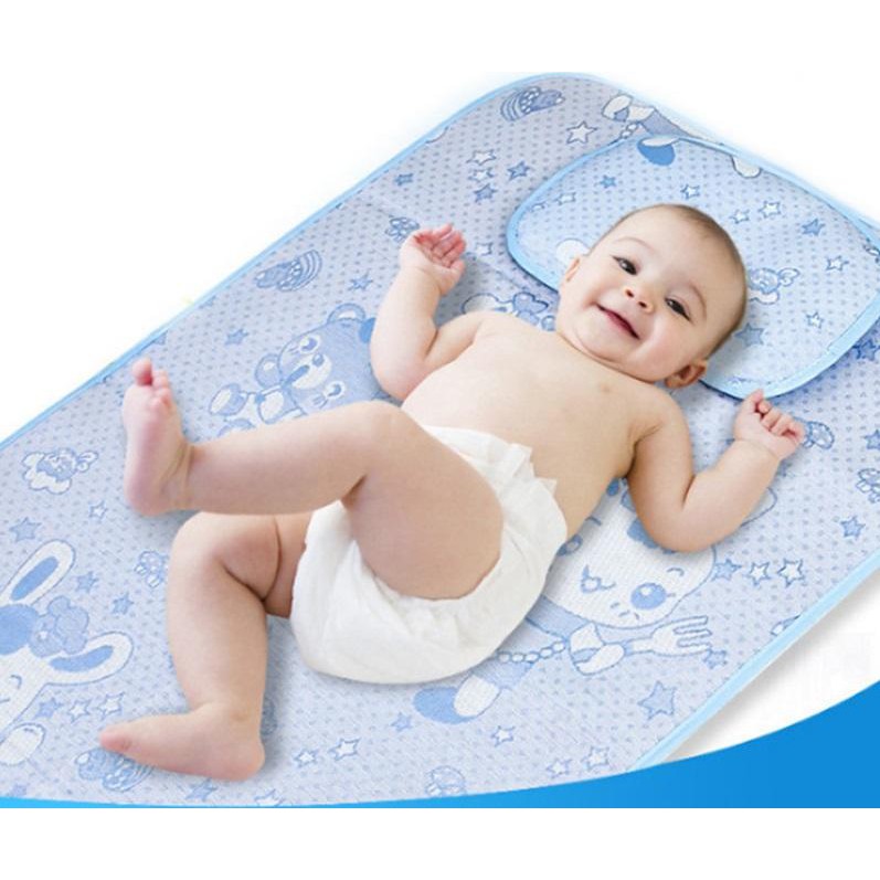 Air-conditioned Pillow Mat Set For Mother And Baby (Made From Rattan ...