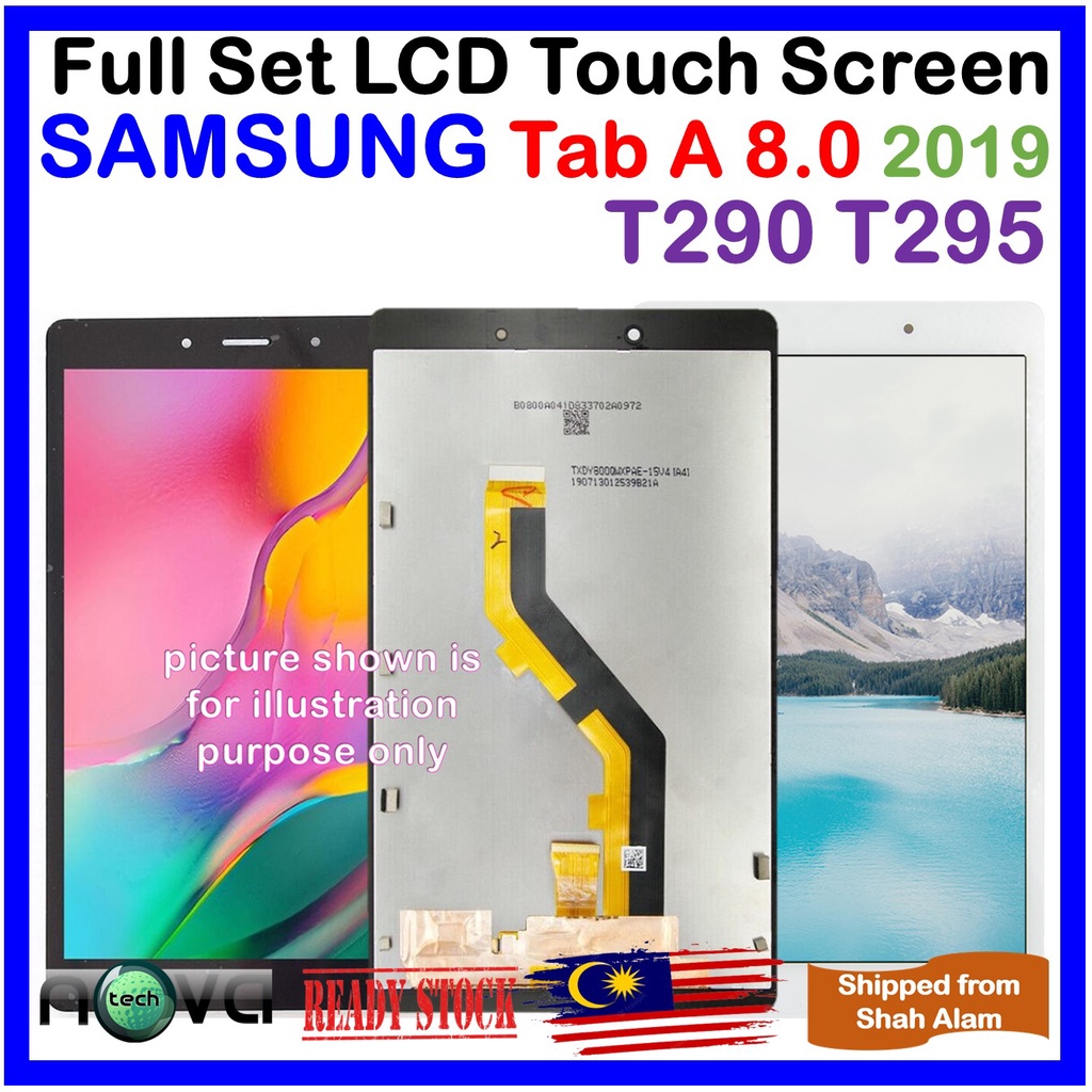 ORlGlNAL NGS Brand Full Set LCD Touch Screen Fit For SAMSUNG Galaxy Tab A 8.0 (2019) T290 T295 ...