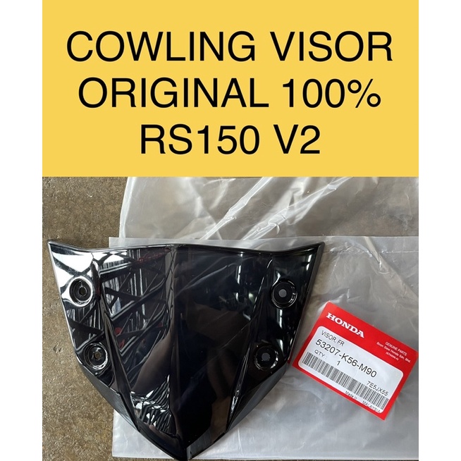 RS150 COWLING VISOR HANDLE WINDSHIELD ORIGINAL 100% HONDA RS150 V2 RSV2 ...