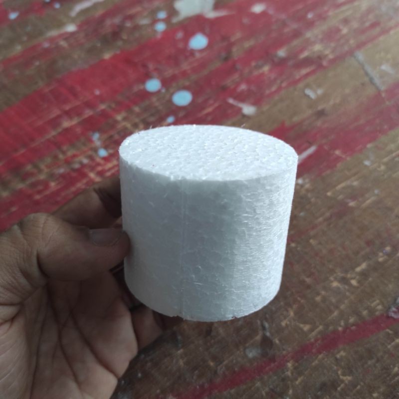 Round Styrofoam dummy cake tube / Styrofoam cupcake diameter 6x5 cm ...