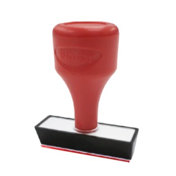 Index Stamp Traditional Red Rubber Stamp Custom Made RS850 (8 x 50mm ...
