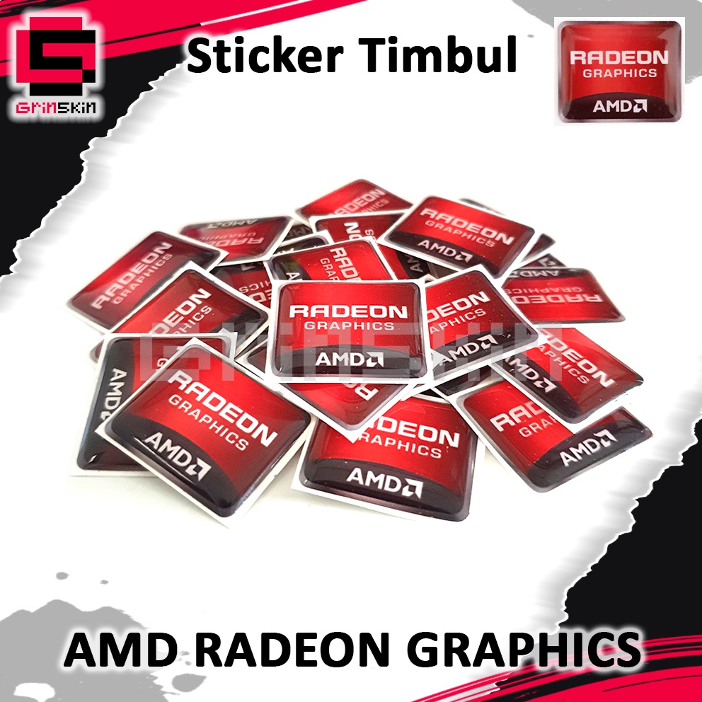 Embossed Sticker Emblem AMD Radeon Graphics | Shopee Malaysia