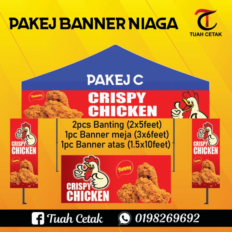 Banner Niaga Printing(Banner banting) | Shopee Malaysia