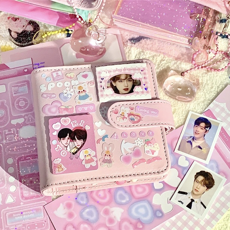 ins Book Multifunctional Cuckoo Handbook Square Loose-Leaf Notebook DIY ...