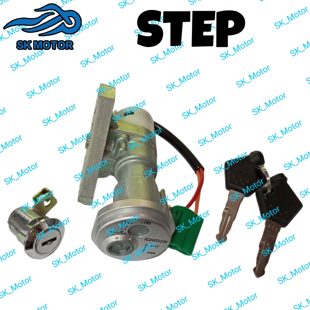 Suzuki STEP 125 New (Taiwan) Ignition Main Switch / Full Set Switch ...