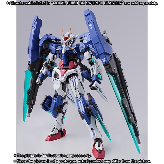 Bandai Metal Build - 00 Gundam Seven Sword + GN Sword II Blaster - 1/ ...