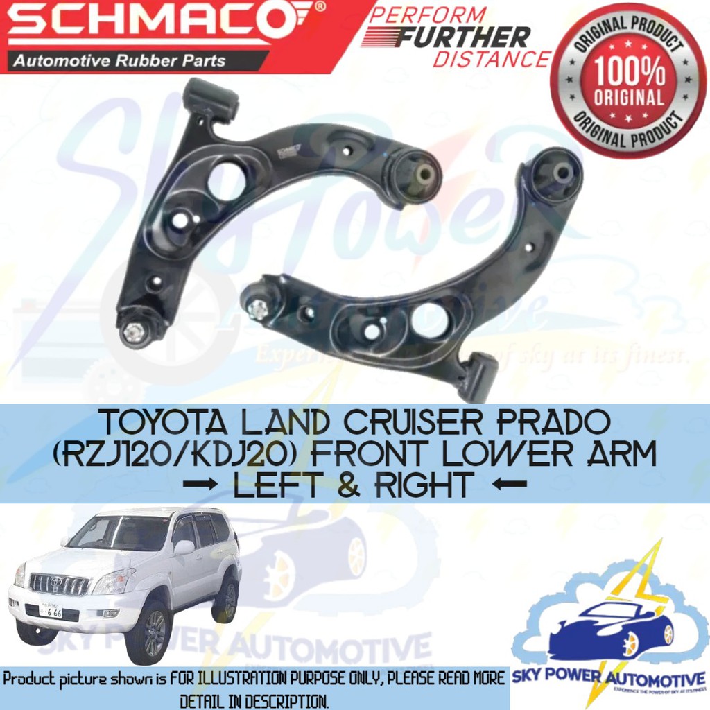 TOYOTA LAND CRUISER PRADO (RZJ120 / KDJ20) SCHMACO LOWER ARM (FRONT ...