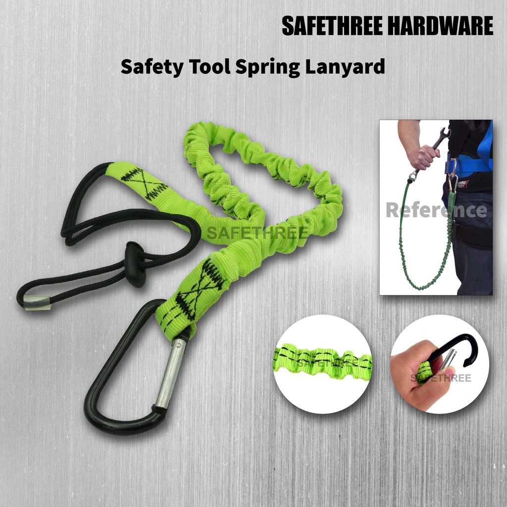 Single Adjustable Telescopic Safety Tool Lanyard Wt Clip - Scaffolding ...