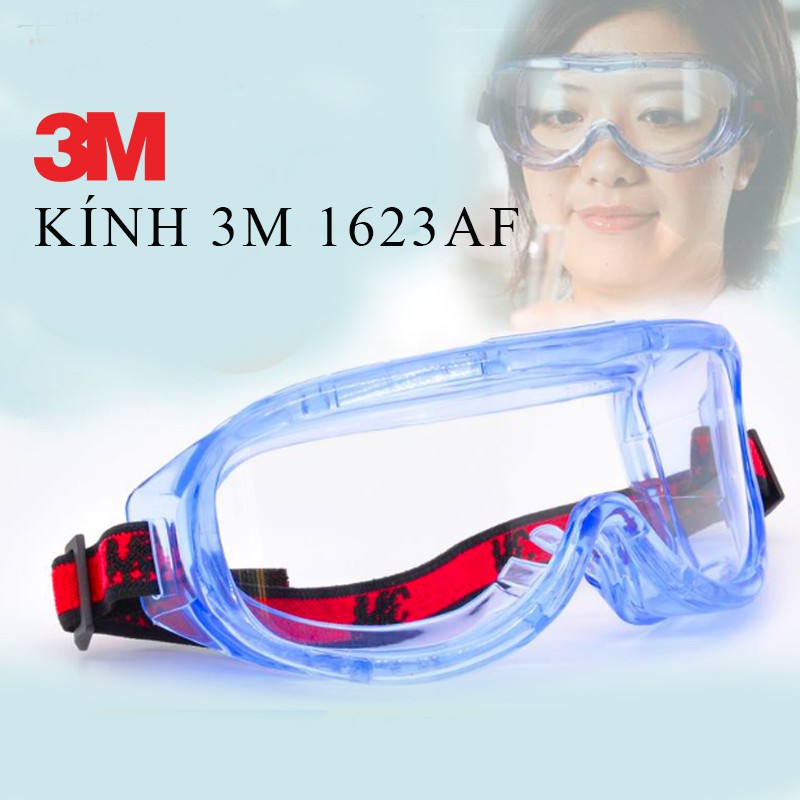 3M 1623af goggles - 3M chemical protection glasses, 180 degree face ...