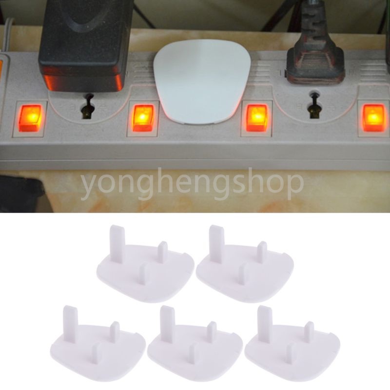 Baby Safety Power Socket Protective Cover 3 Pin UK British Socket Plug ...