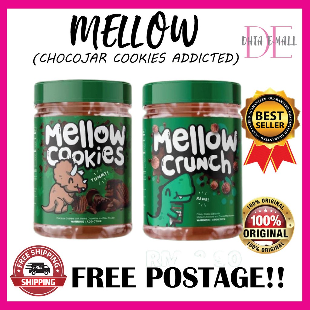 [24H SHIP 💯] 🔥MELLOW CRUNCH & COOKIES VIRAL MURAH🔥 FREE PAPERBAG ...