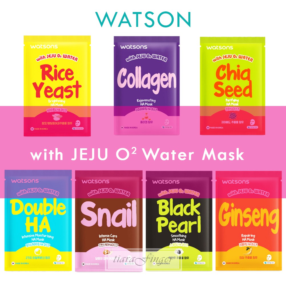 Watson with JEJU O2 Water Mask | Shopee Malaysia