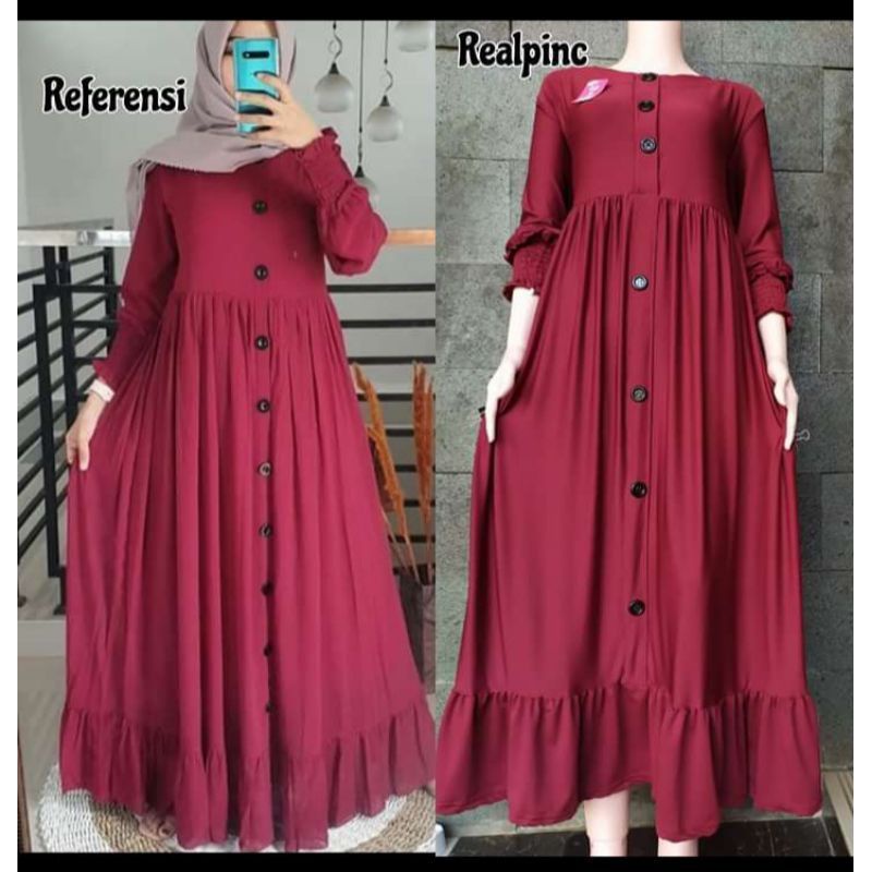 Clothes Clothes gamis dress dres abaya fashion drees Robe muslim Women ...