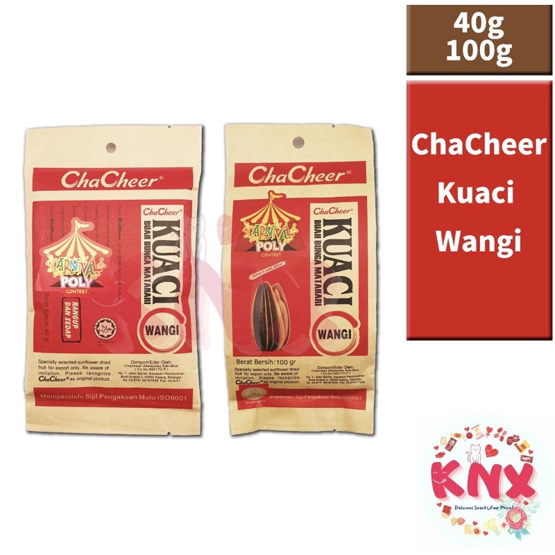 ChaCheer Kuaci Wangi 40g / 100g / 220g Sunflower Dried Fruit | Shopee ...