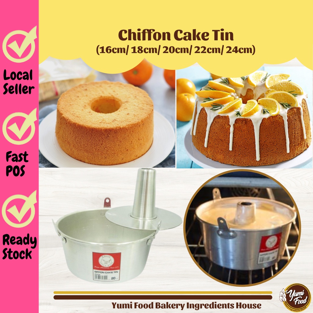 [READY STOCK] Eagleware Loose Base Chiffon Aluminium Cake Tin 16/18/20 ...