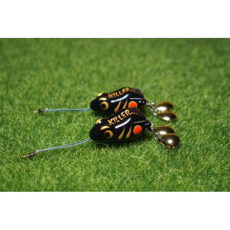 Lure Killer Soft-frog With Kevlar Single Blade @ Double Blade( Golden ...