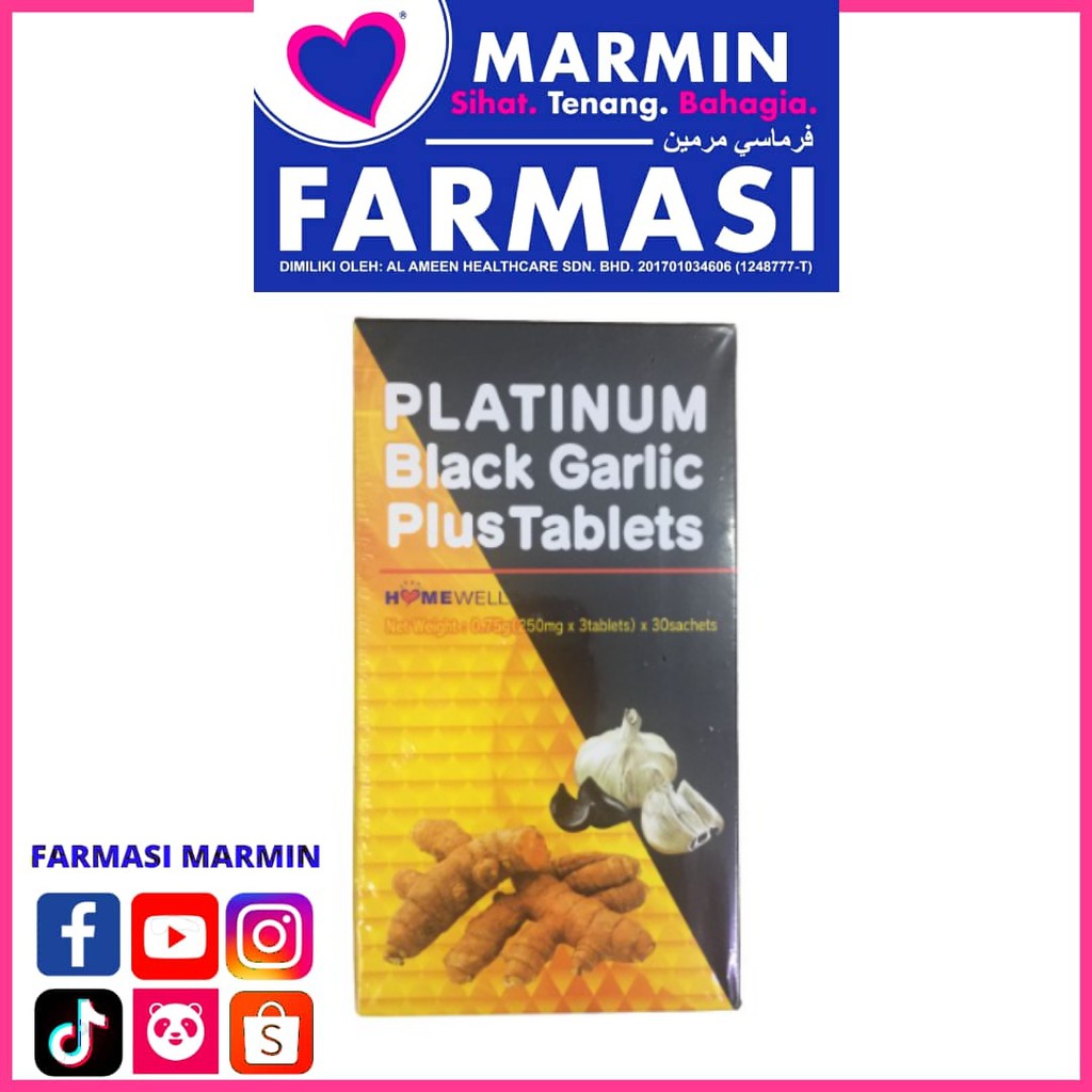 PLATINUM BLACK GARLIC PLUS TABLET 30 SACHET (3 Tablets per Sachet) | Shopee Malaysia