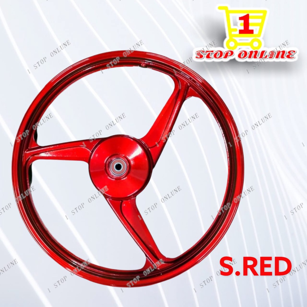 SPORT RIM WAVE125 / W100 WAVE100 EX5 SPORT RIM 3 BATANG CANDY COLOR LEG ...