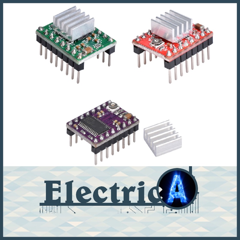 A4988 / DRV8825 3d Printer Accessories Stepper Motor Driver A 4988 16 ...