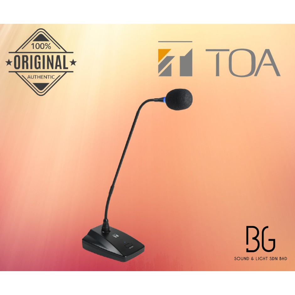 Conference Mic TOA Paging Mic TOA Gooseneck Microphone functioning with ...