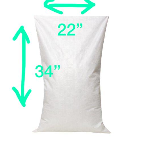 25kg Guni plastik karung plastic bag 22"x34" New Gunny Sack | Shopee ...