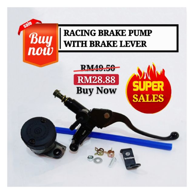 RACING BRAKE PUMP WITH BRAKE 🔥SUPER SALES | Shopee Malaysia