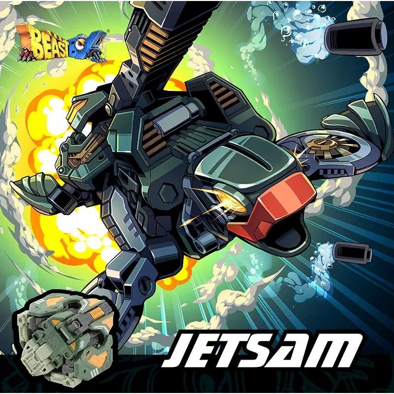 52TOYS BEASTBOX BB-24 JETSAM THE TURTLE MEGABOX TRANSFORMER CUBE TOY ...