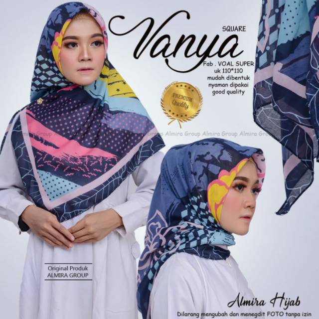 Vanya Square Rectangular Hijab | Shopee Malaysia