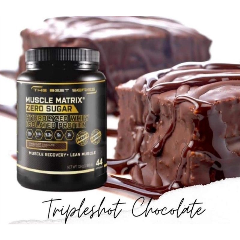 Muscle Matrix Hydrolysed Whey Isolated Protein - Tripleshot Chocolate ...