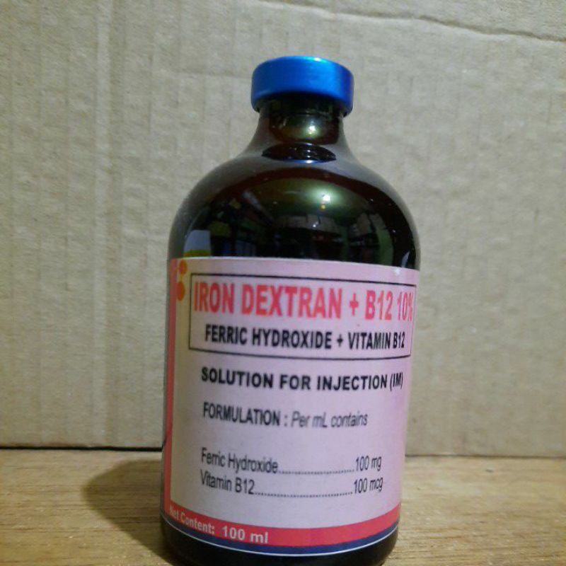 IRON DEXTRAN + B12 10% 100ml | Shopee Malaysia