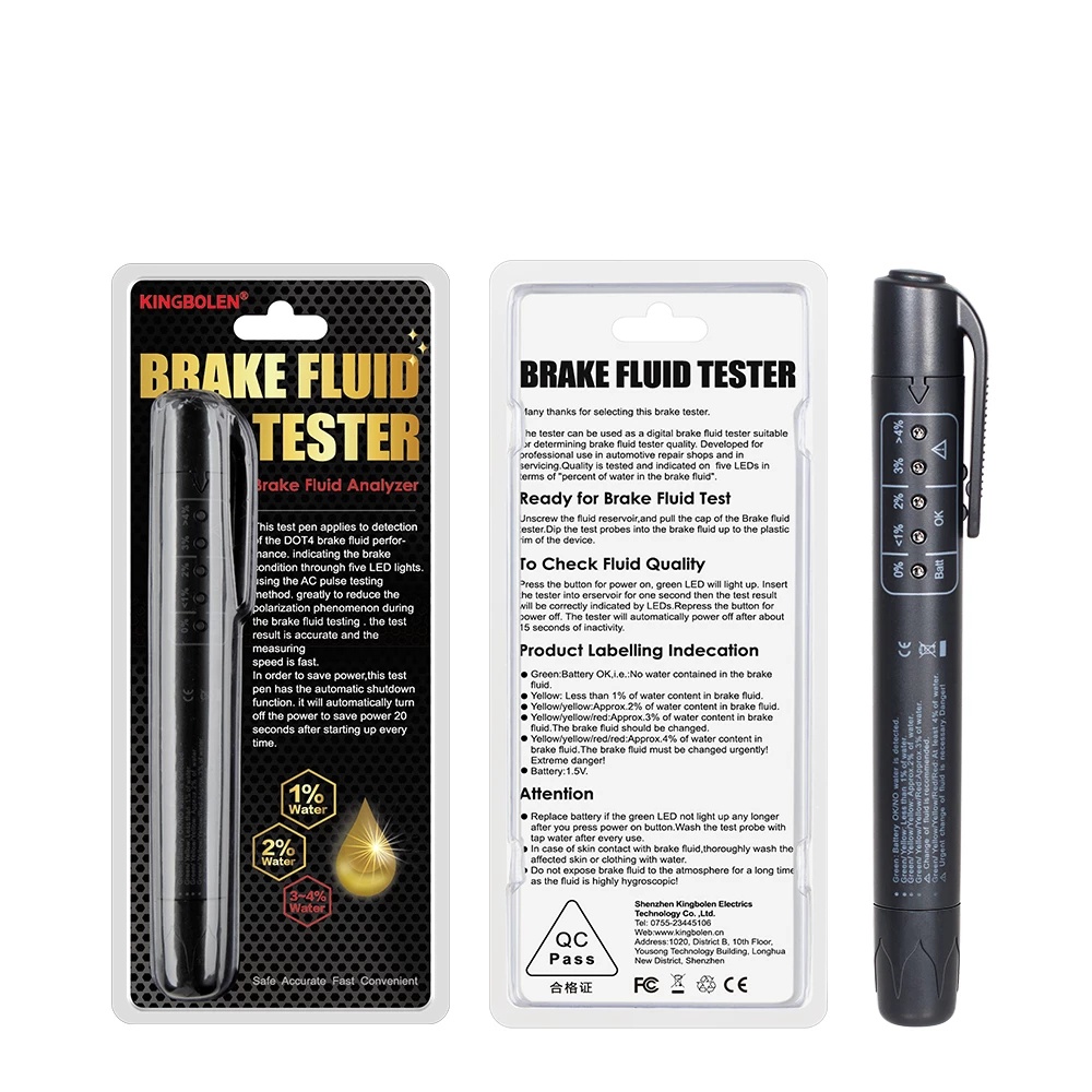 Auto Liquid testing Brake Fluid Tester pen for DOT3/DOT4 Accurate brake ...
