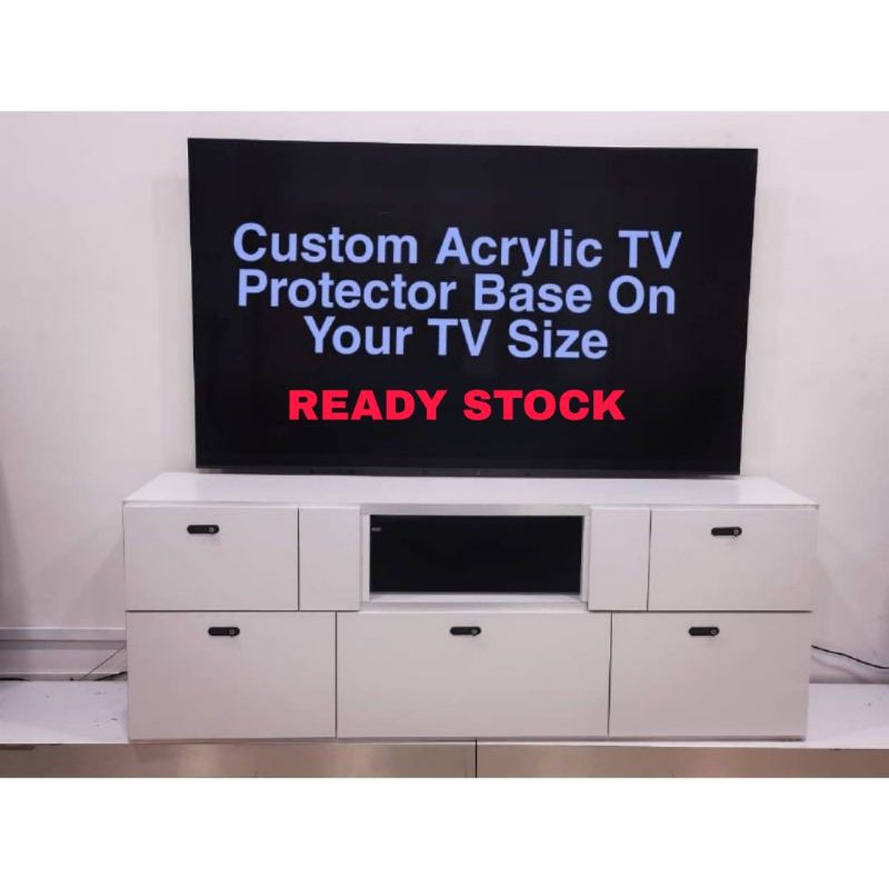 Pelindung Skrin TV Akrilik/Acrylic / Custom Tv Screen Protector Concept ...