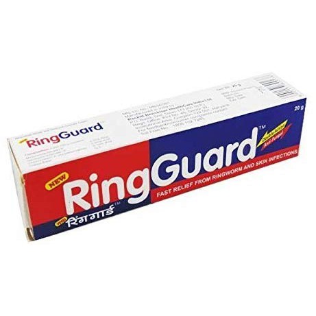 Ring Guard Ringworm Cream,Athlete Foot,Fungal-backterial Skin Infection ...